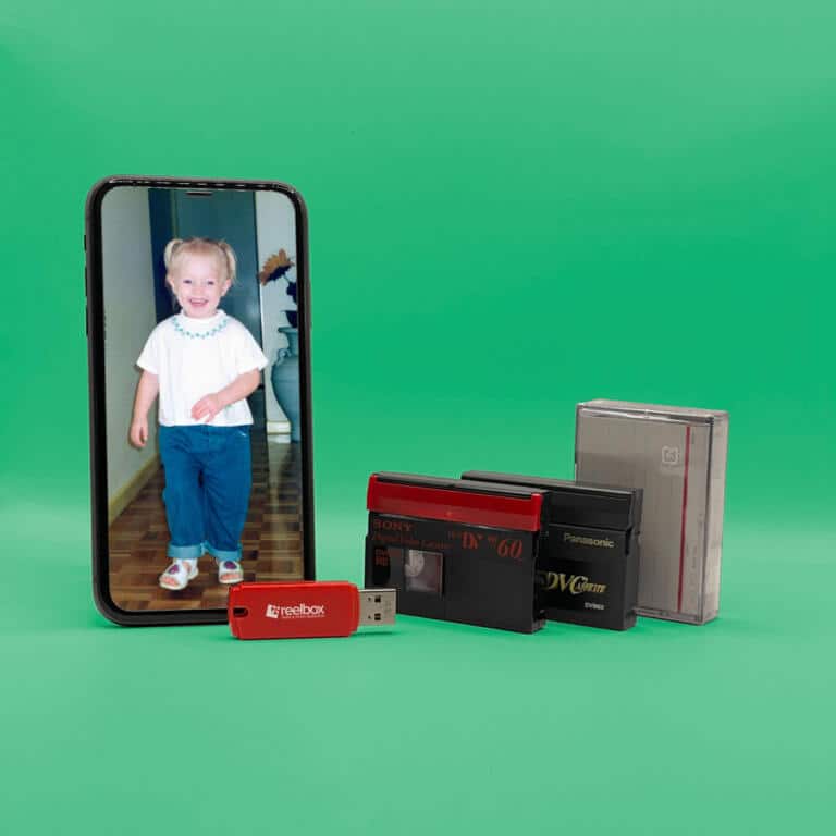 Convert Family Footage on MiniDV to Digital, USB or Cloud.